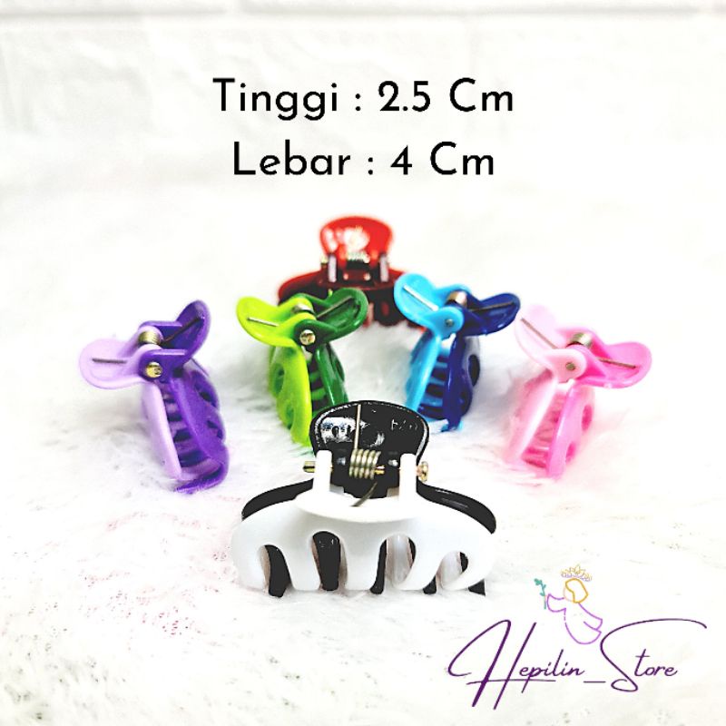 Jual [ No.9 ] Jepit Rambut 5 ruas Kecil / Jepit Tengah Warna Warni ...