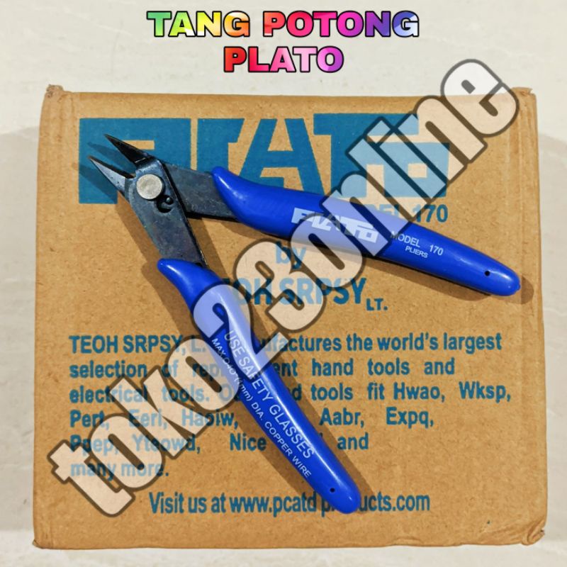 Jual TANG PLATO 5 INCH / TANK POTONG KAWAT WIRE / TANG POTONG PLASTIK ...
