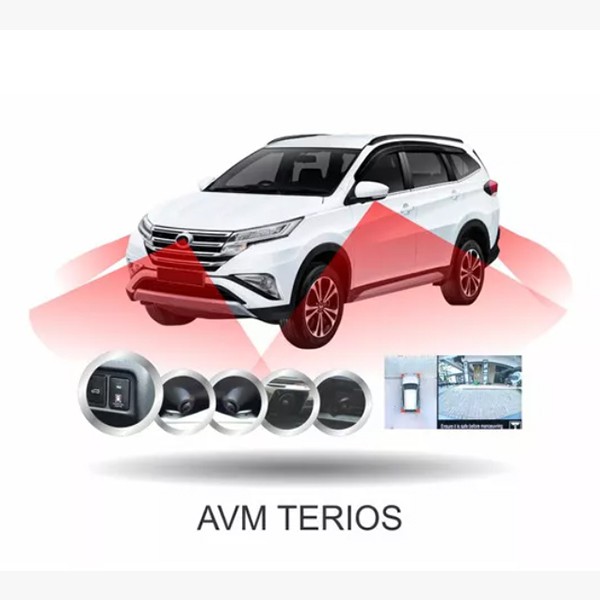 Jual Mtech Around View Monitor Camera Toyota Rush Terios Kamera 360 ...