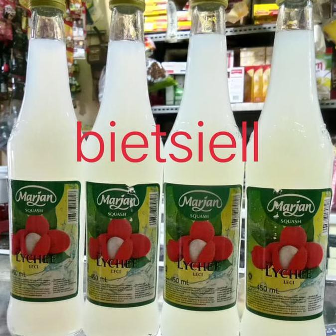 Jual marjan squash sirup leci lychee 450 ml gosend/grab | Shopee Indonesia