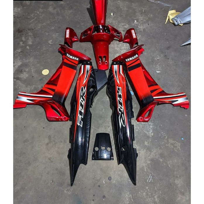Jual PAKET FULLSET BODY HALUS FIZ R MERAH HITAM SPECIAL EDITION BODY ...