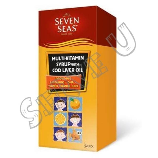 Jual Seven Seas Multi-Vitamin Syrup With Cod Liver Oil 500ml | Shopee ...