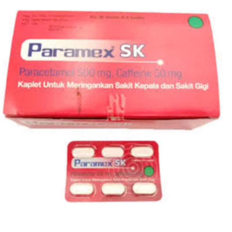 Jual Paramex SK 1 Box isi 20 Strip (Sakit Kepala, Nyeri, Sakit Gigi) | Shopee Indonesia