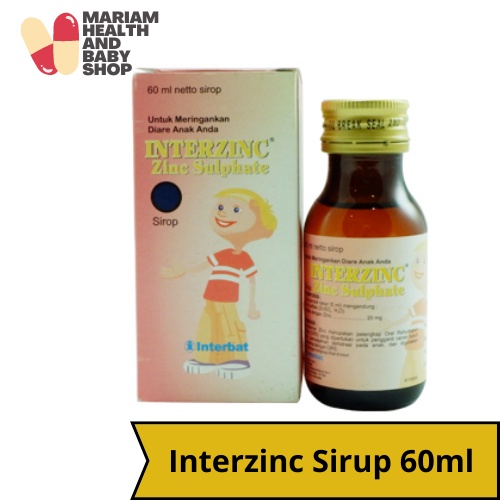 Jual Interzinc Sirup 60 ml | Obat Diare Anak | Mencegah Dehidrasi Pada Anak | Shopee Indonesia