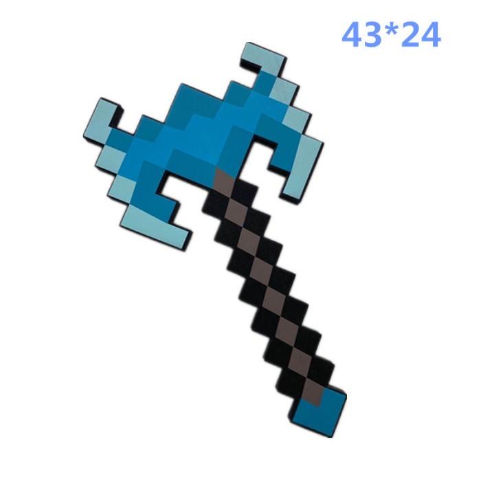 Jual Kapak | The New Axe Blue Axe Minecraft Kado Senjata Mainan Foam ...