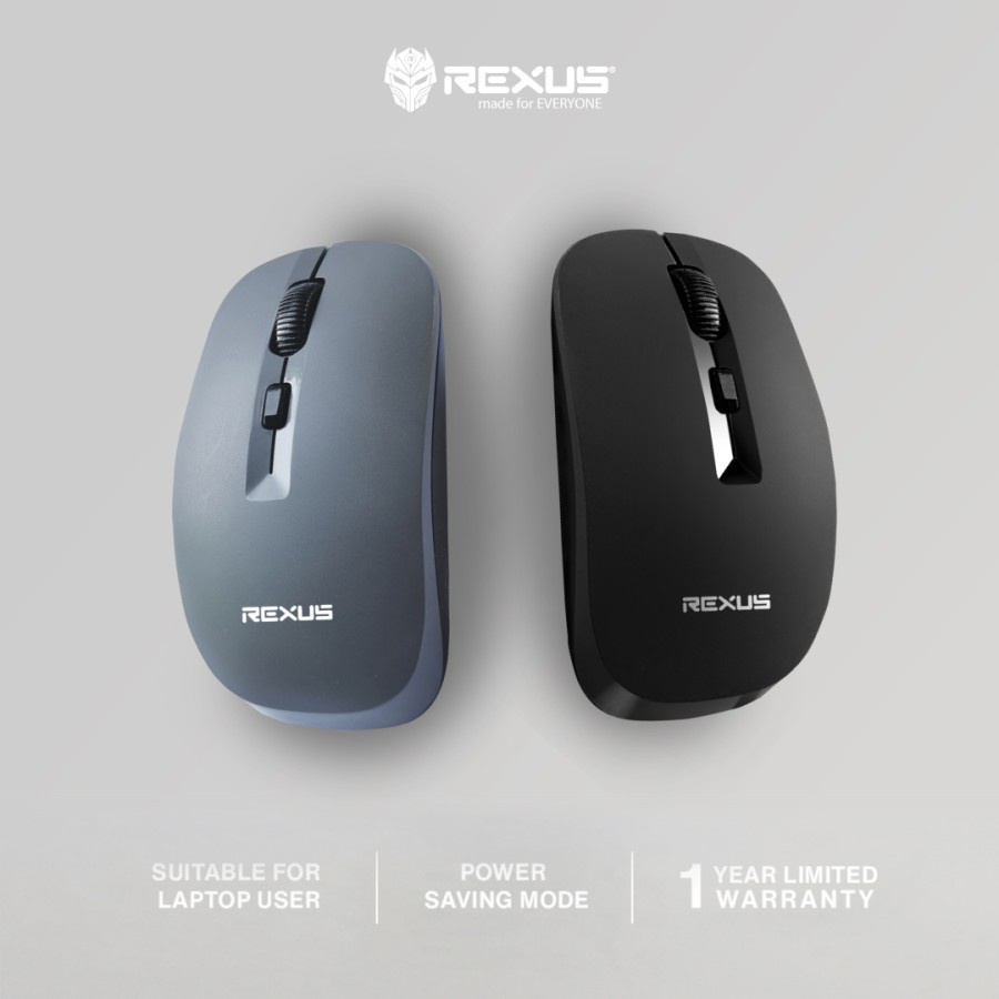 Jual Mouse Wireless Rexus Office Q20 Silent Mouse | Shopee Indonesia
