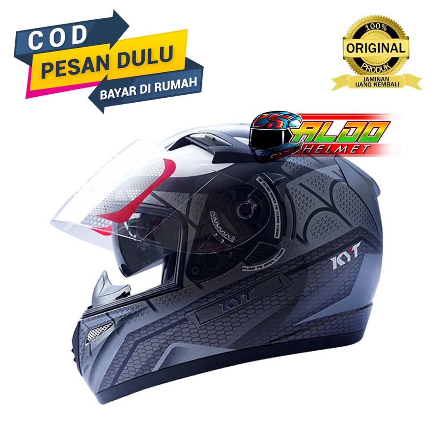 Jual KYT HELM K2 RIDER MOTIF #1 SPIDERMAN GUNMETAL DOFF | FULL FACE ...