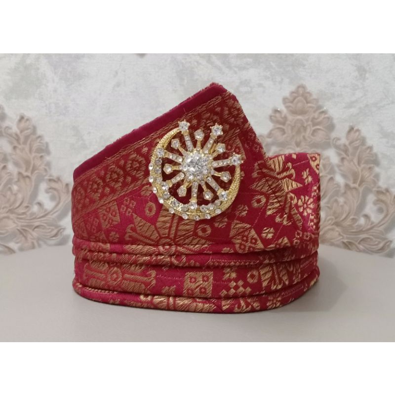 Jual TANJAK MELAYU FULL SONGKET IKAT PIAL AYAM ORNAMEN KHAS MELAYU ...