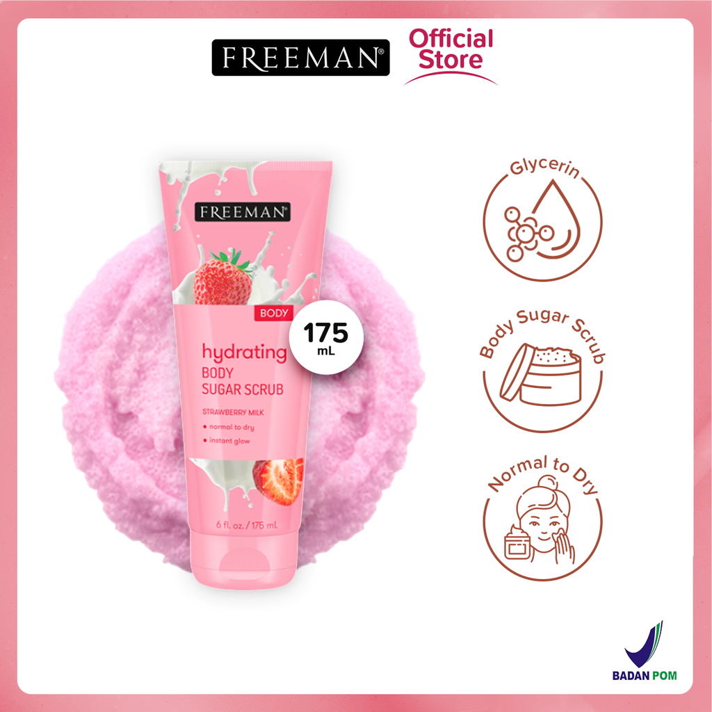 Jual Freeman Hydrating Strawberry Milk and Vitamin C-enriched Body ...