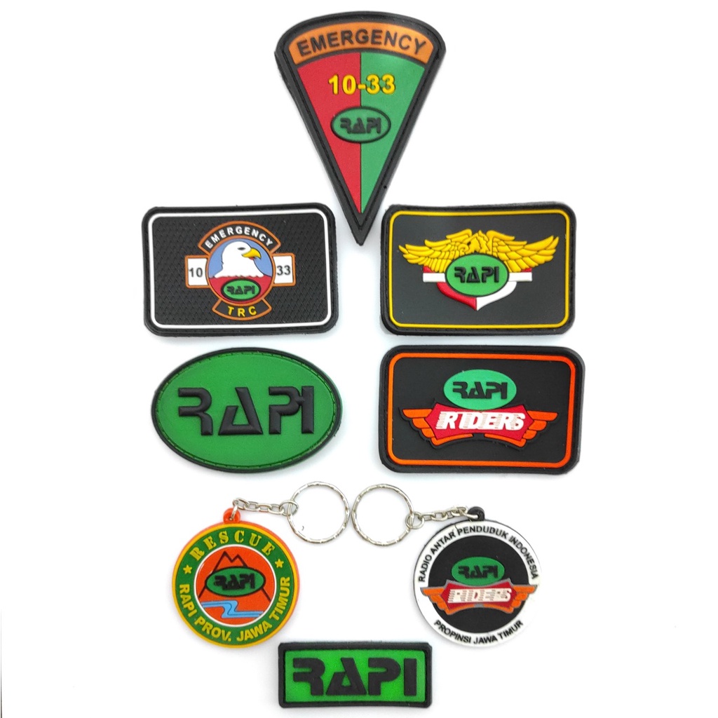 Jual Emblem / Patch Rubber / Tempelan Karet RAPI Radio Antar Penduduk ...