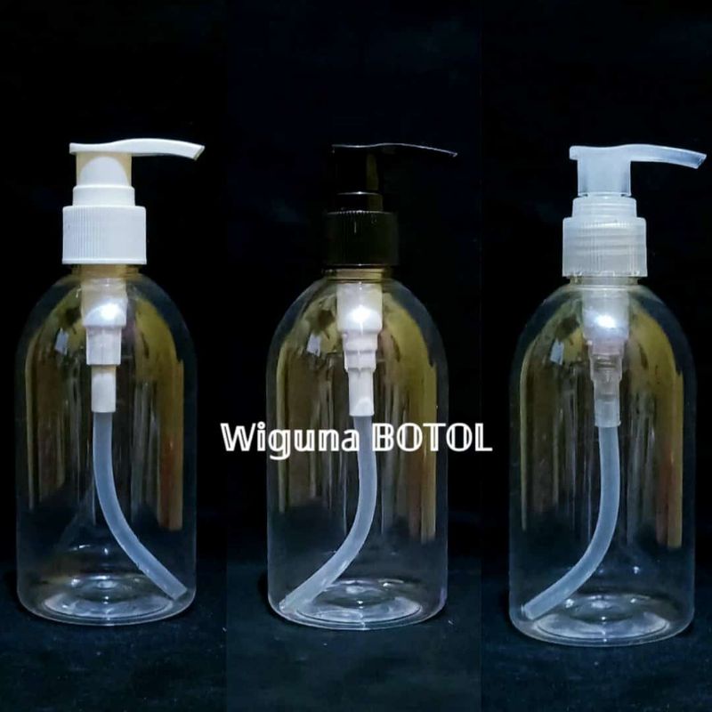 Jual Botol Pump 250 ML Oval / Botol 250ml Oval Tutup Pump Lotion ...