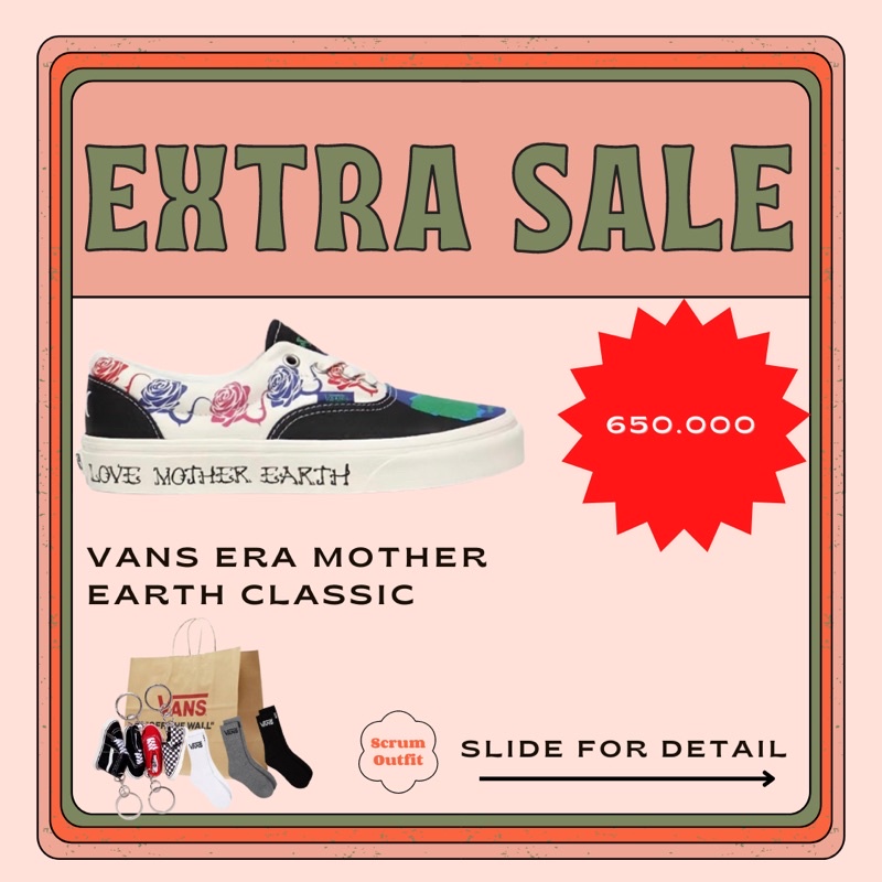 Jual Vans Era Mother Earth Elements Classic 100% Original BNIB | Shopee ...