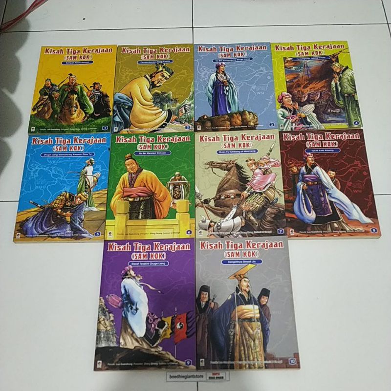 Jual Komik kisah tiga kerajaan Sam kok 1-10 tamat, kolpri | Shopee ...
