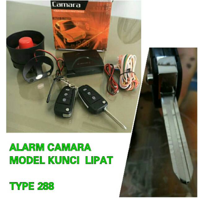 Jual Alarm Mobil Universal Camara Type 288 Model Kunci Lipat | Shopee ...