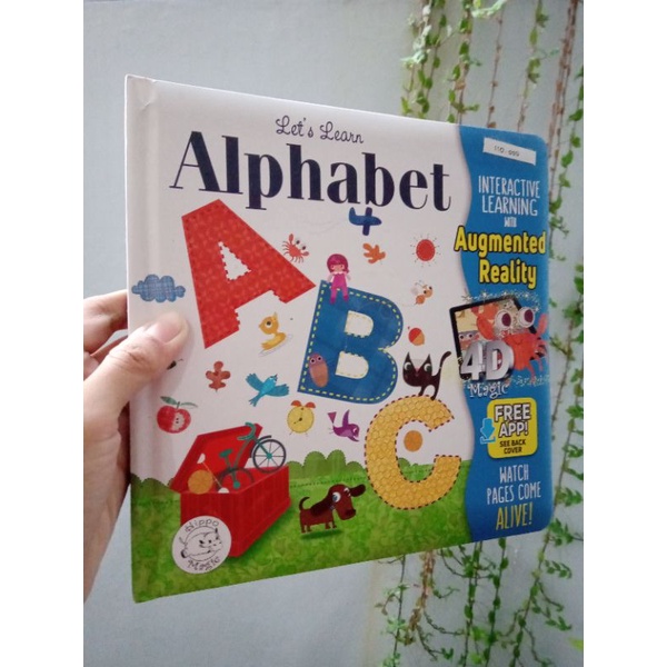 Jual BUKU ANAK Let's Learn Alphabet ABC (boardbook, augmented reality AR 4D) / mengenal alfabet ...