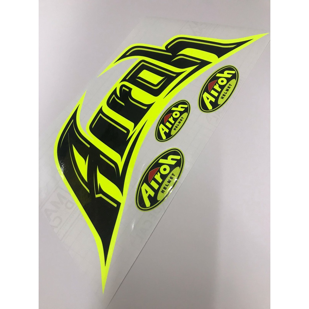 Jual Sticker Helm Sticker Airoh Decal Helm | Shopee Indonesia