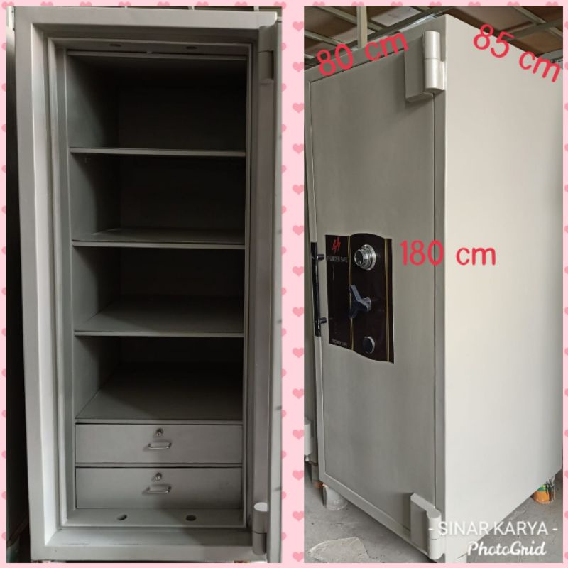 Jual Brankas Tinggi 180 cm Brangkas Besar Tahan Api Thundersafe murah ...