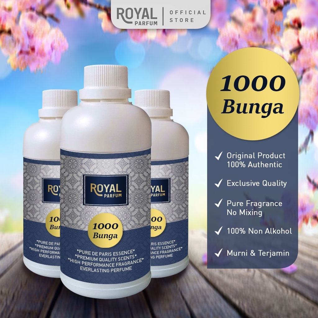 Jual Bibit Murni Biang Parfum Minyak Wangi SERIBU BUNGA 100% Authentic Wangi Original | Shopee ...