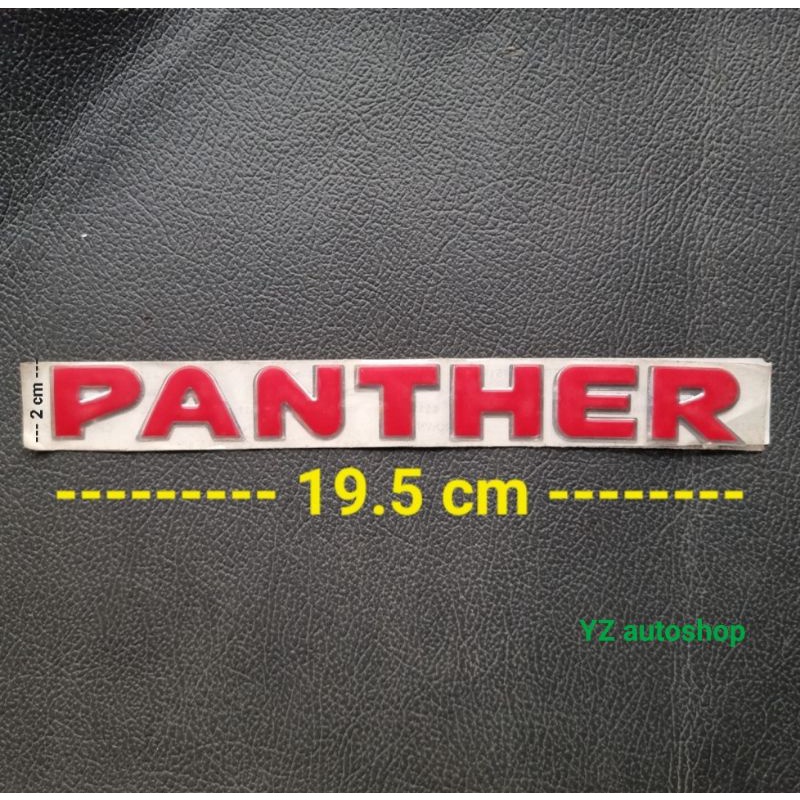 Jual Emblem PANTHER ( Model Ori Merah ) | Shopee Indonesia