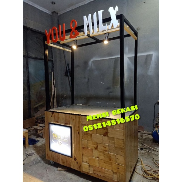 Jual Booth Gerobak kekinian , minuman fresh milk boba dll | Shopee ...
