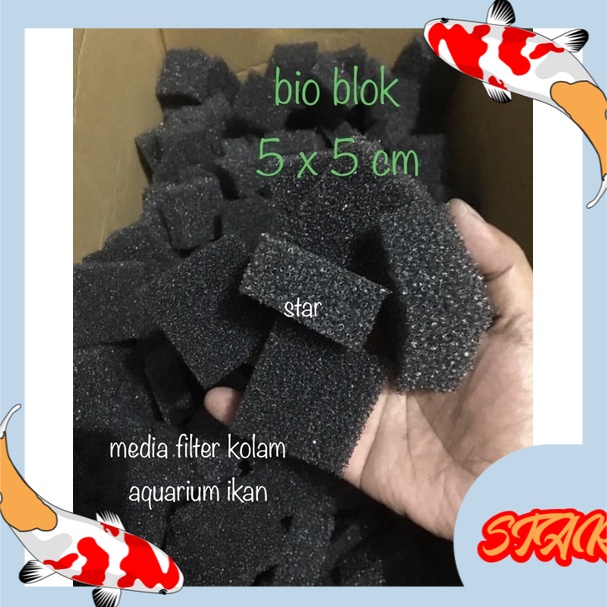Jual aquarium kolam ikan media filter BIOBLOK BIOBLOX BIO BLOCK 5 X 5 ...