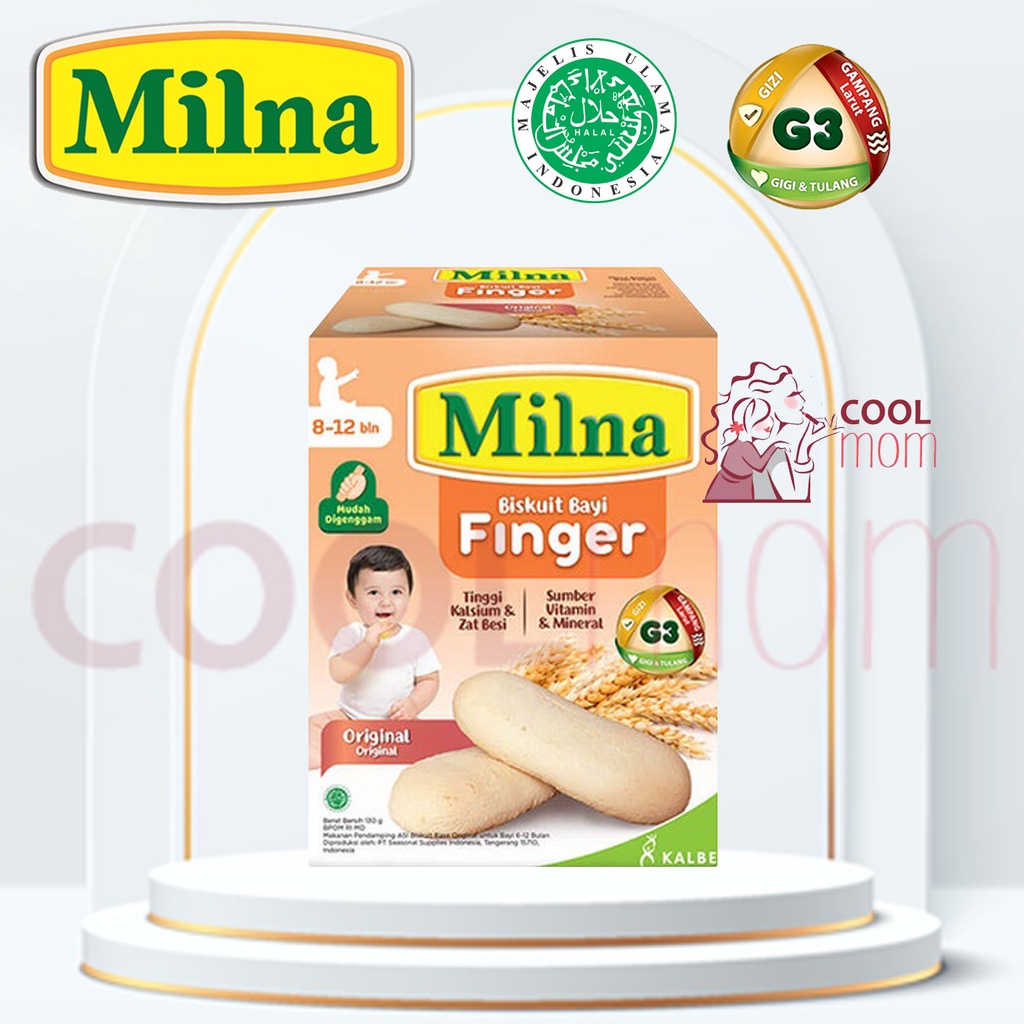 Jual Milna biskuit finger cemilan bayi makanan ringan mpasi anak ...