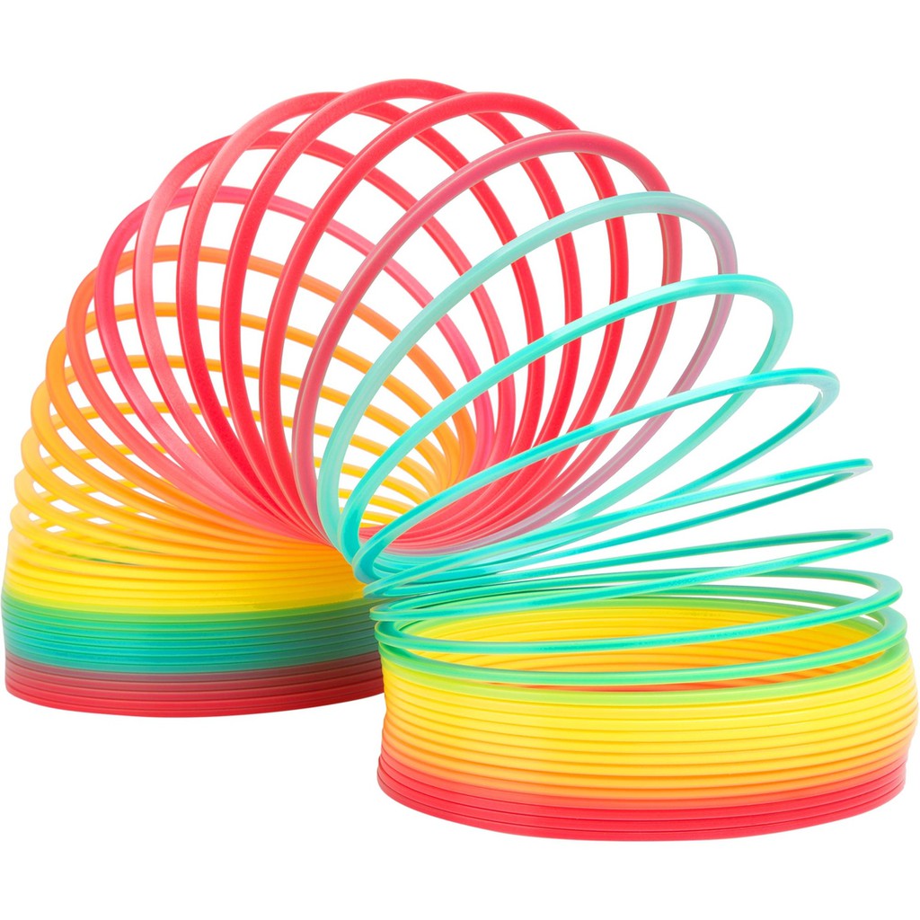 Jual Mainan Anak Spiral Spring Toys Pegas Rainbow Spring Slinky Magic ...