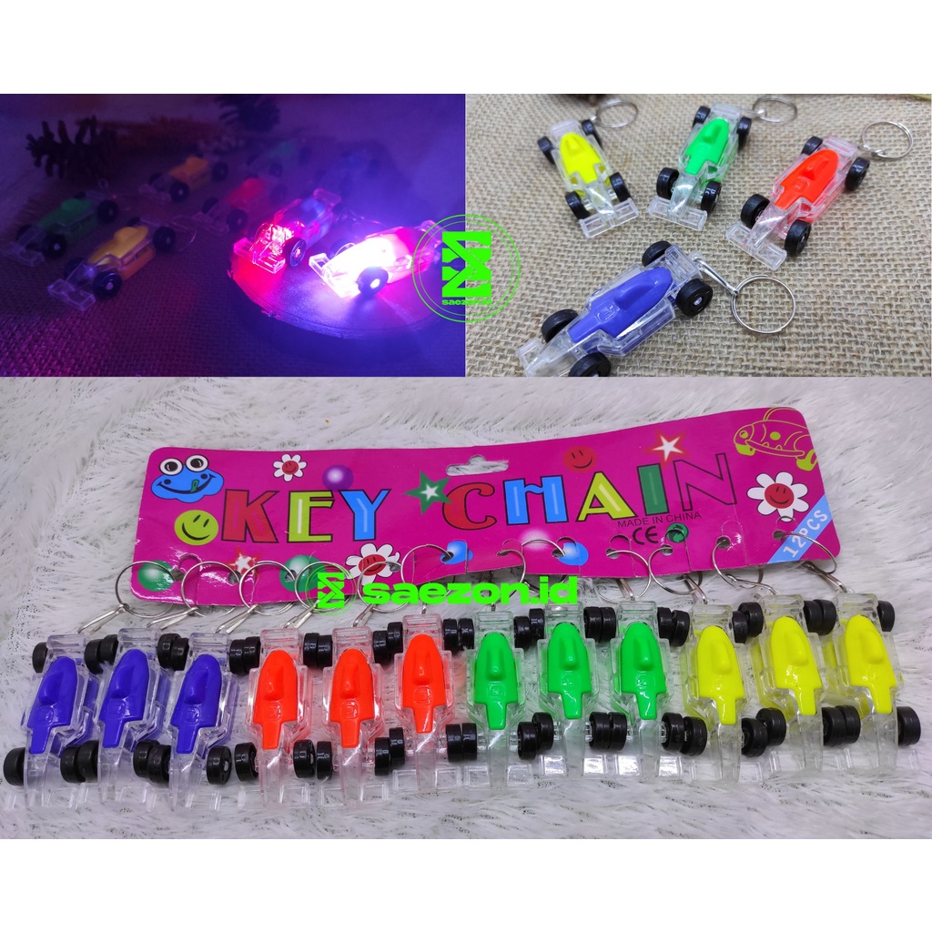 Jual GANTUNGAN KUNCI NYALA LAMPU LED MOBIL BALAP F1 IMPORT / GANTUNGAN ...