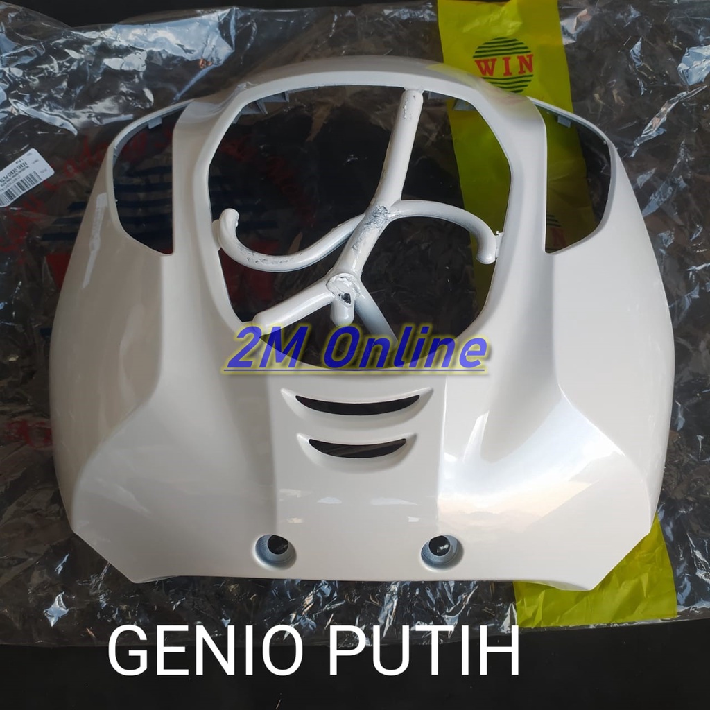 Jual Mdr Cover Front Panel Depan Genio Putih Merk WIN | Shopee Indonesia