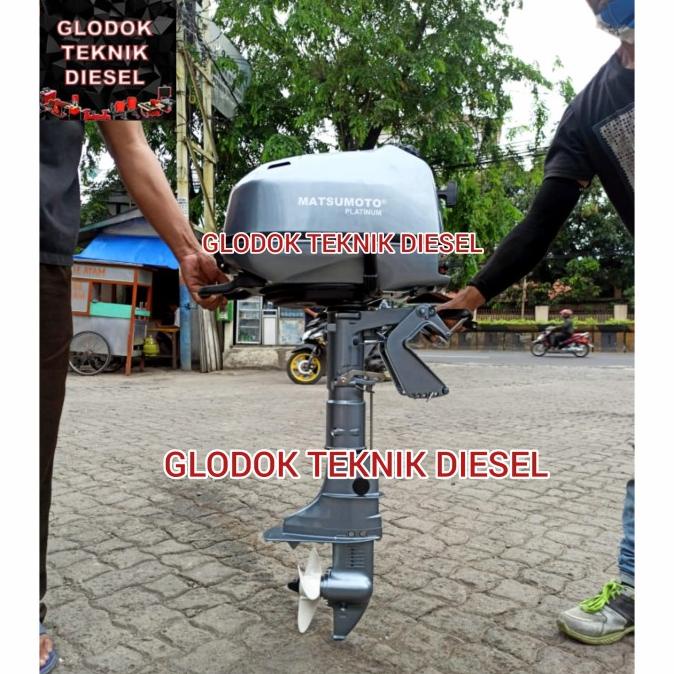 Jual Mesin Tempel Perahu 6 Hp / Outboard Motor Matsumoto Mob-906 J 4 Tak | Shopee Indonesia