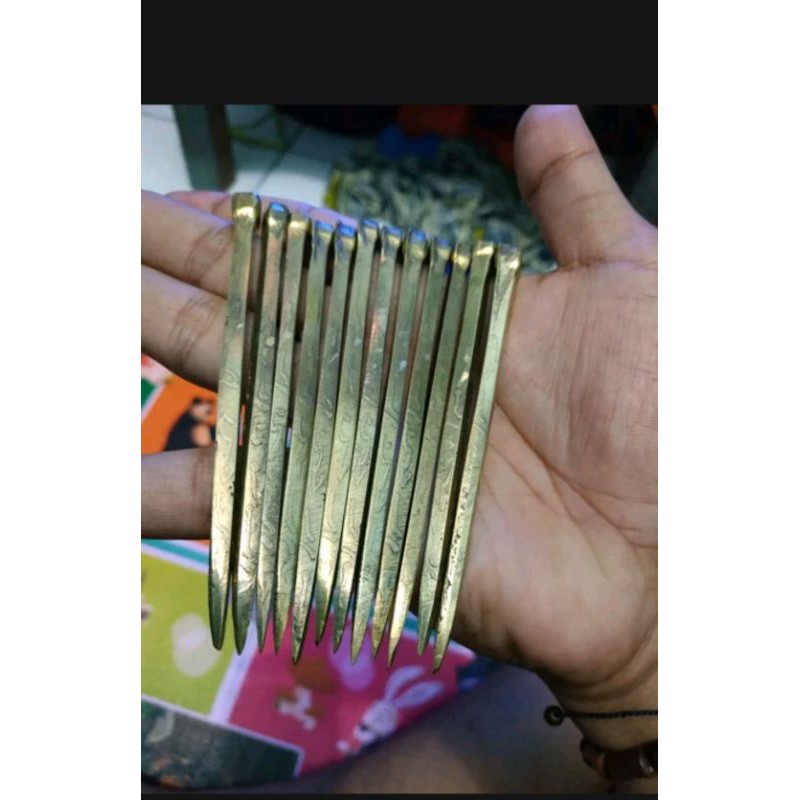 Jual 1 lusin ( 12pcs ) paku kuningan 10cm | Shopee Indonesia