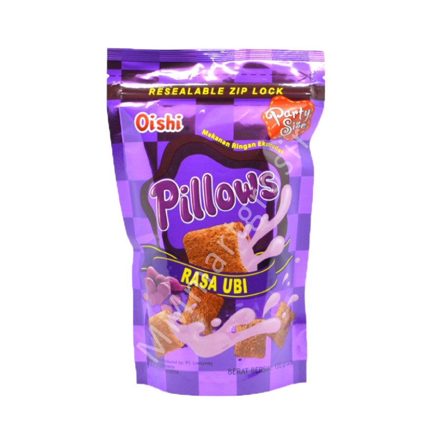 Jual SNACK OISHI PILLOWS RASA UBI 110g | Shopee Indonesia