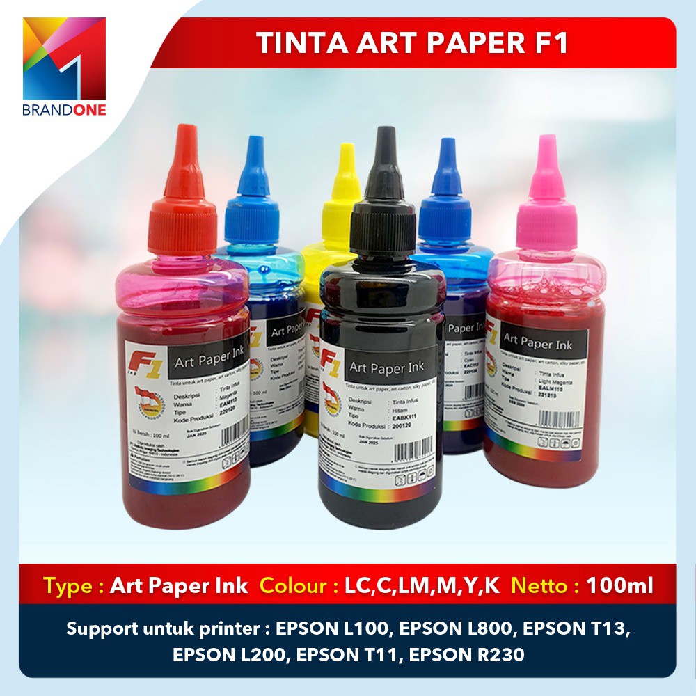Jual Tinta Printer ArtPaper F1 100ml untuk printer Epson / art paper ...