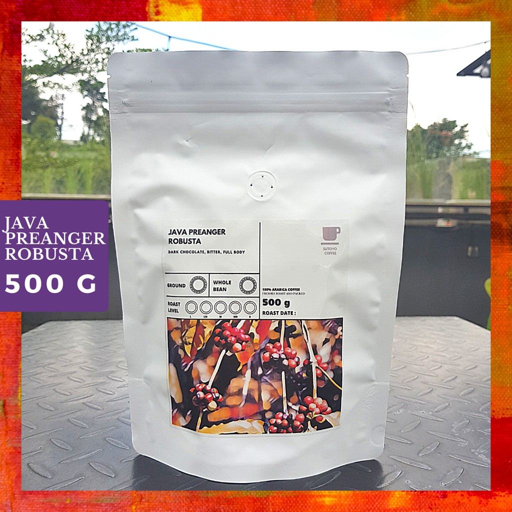 Jual SUTOYO COFFEE – Kopi Robusta Java Preanger 500 Gram | Es Kopi Susu Blend | Espresso ...