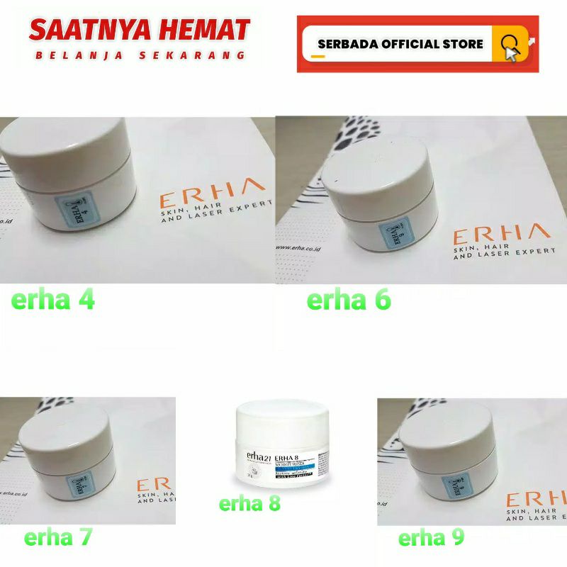 Jual ERHA ORIGINAL Erha 4/ Erha 6/ Erha 7/ Erha 8/ Erha 9 | Shopee ...