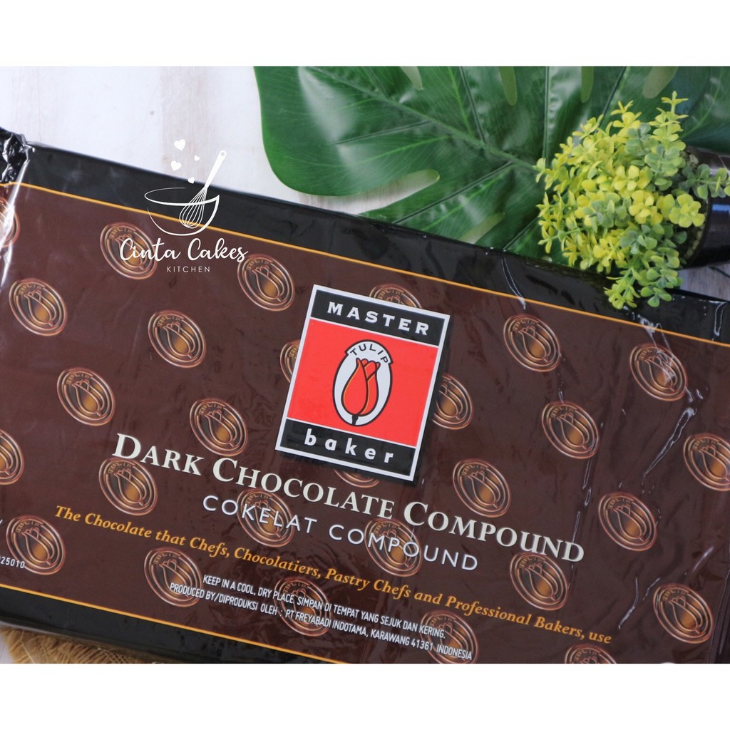 Jual Chocolate Compound Masterbaker Tulip Repack 1 Kg | Shopee Indonesia
