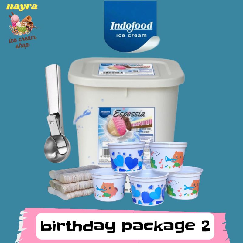 Jual Indofood ice cream paket ultah 8L | Shopee Indonesia