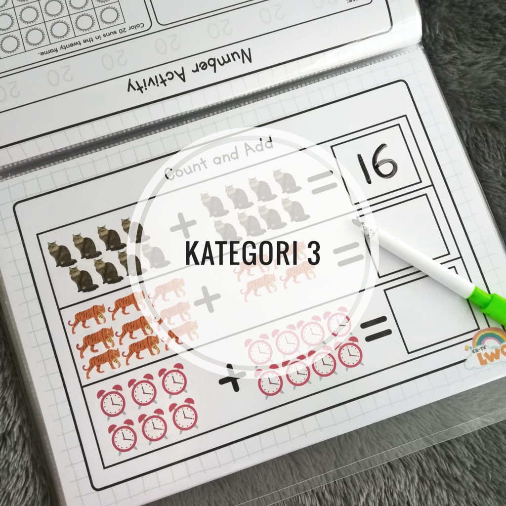 Jual [3-6 Tahun] Dapat Custom Nama / Wipe and Clean Busy Book / Materi ...