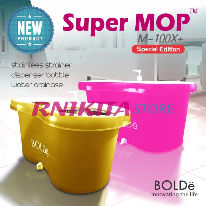 Jual Alat Pel Modern Super Mop Bolde Type M100X Plus Special Edition ...