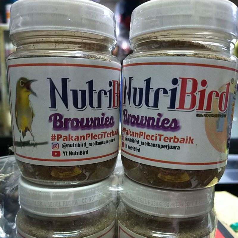 Jual Makanan burung pleci Nutribird Brownies Pur halus | Shopee Indonesia