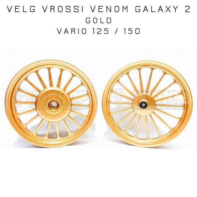 Jual Velg V Rossi Rossi Venom Galaxy 2 Gold Copy Daytona PnP Vario 150 ...