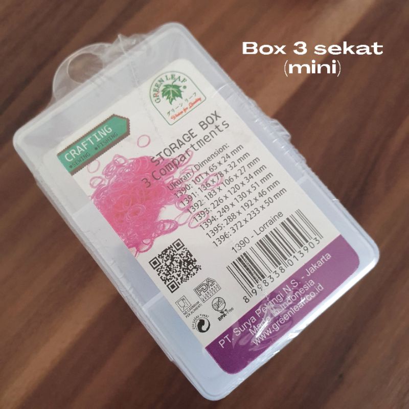 Jual Box 3 Sekat Mini Shopee Indonesia