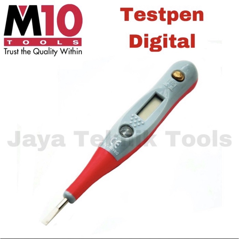 Jual Test Pen Digital M10 Voltage Tester LCD VT 135 Listrik Elektrik ...