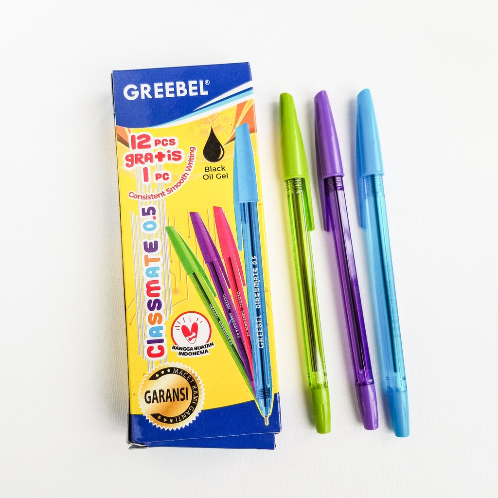 Jual Greebel Ballpoint Gel Pen 0.5 / Pulpen | Shopee Indonesia