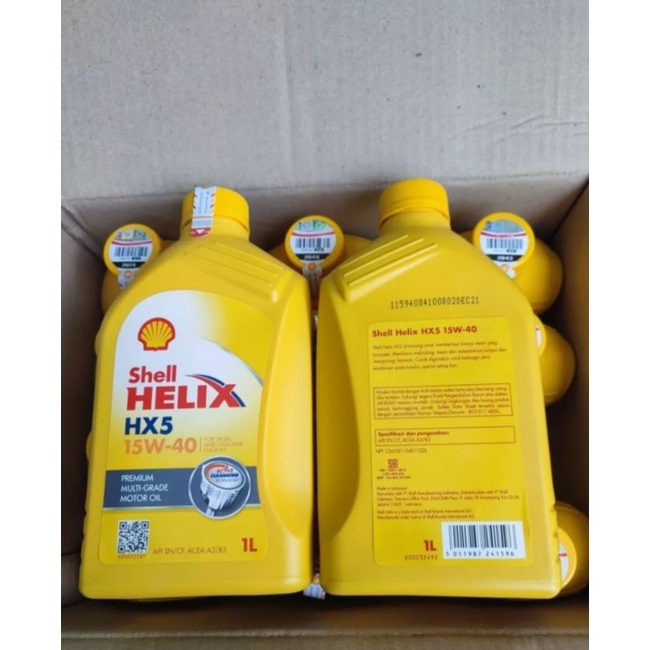 Jual PROMO!!! Shell Helix HX5 15W-40 | Shopee Indonesia