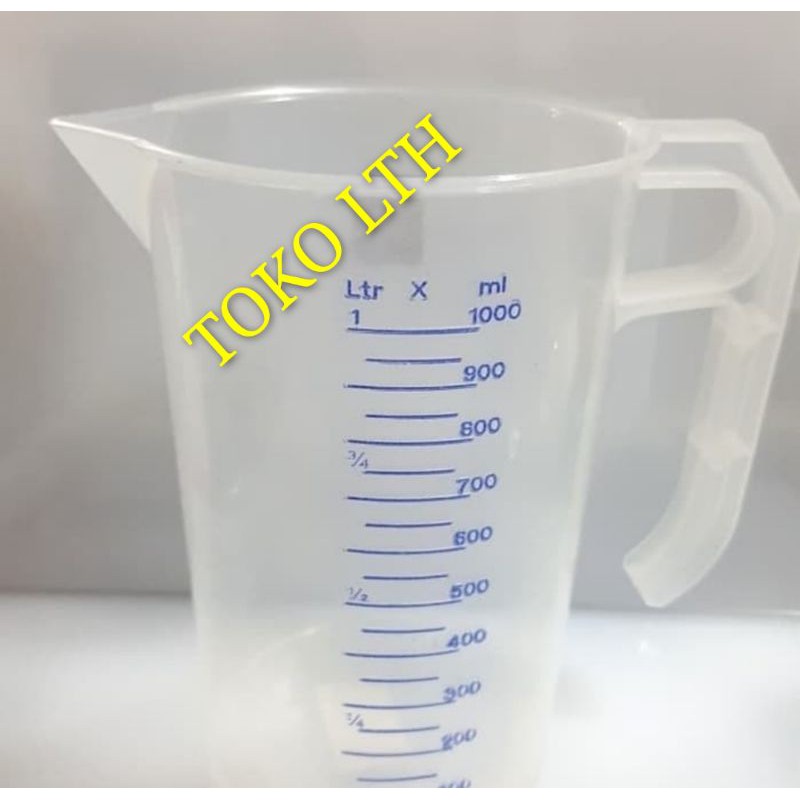 Jual GELAS UKUR 1 LITER PLASTIK / GELAS TAKARAN TAKAR 1000 ML | Shopee Indonesia
