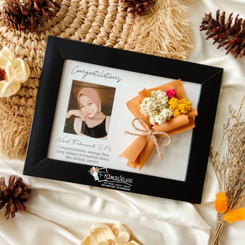 Jual kado frame foto murah 5R full foto/wisuda/wedding/birthday ...