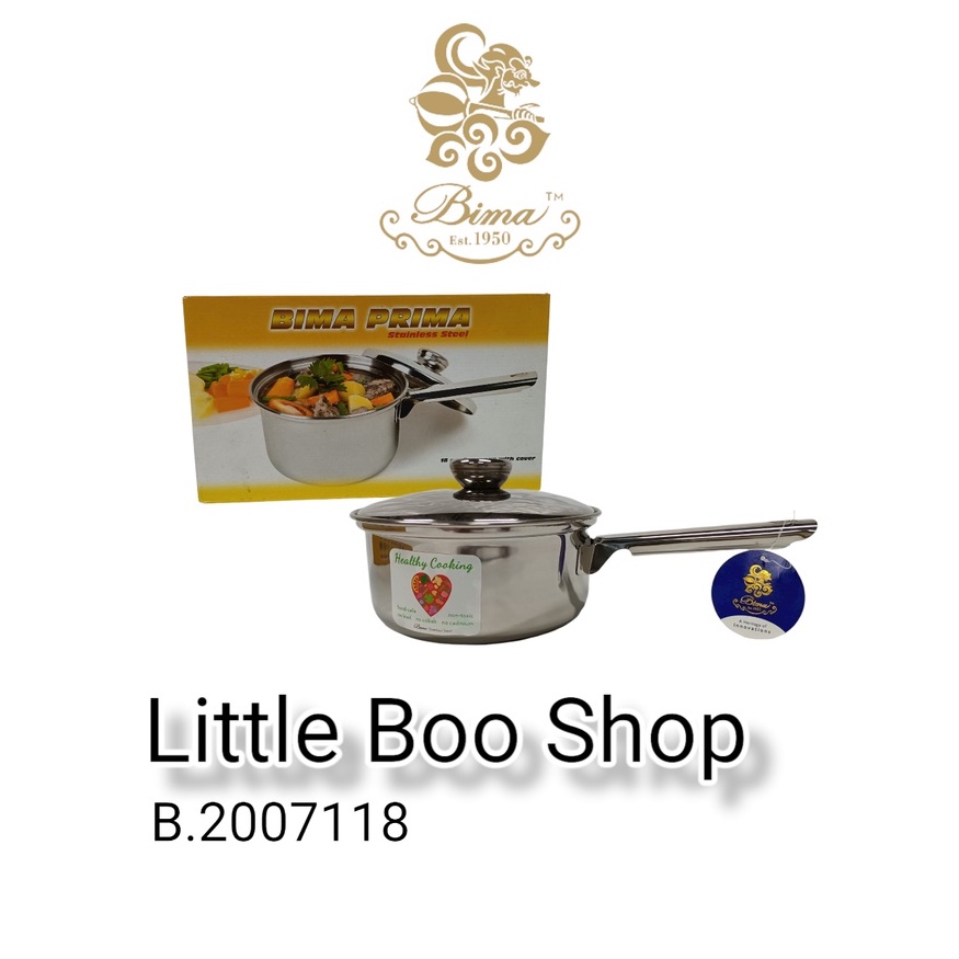 Jual Bima Panci Susu Prima Series Saucepan B2007118 Panci Bima 18cm 18 ...