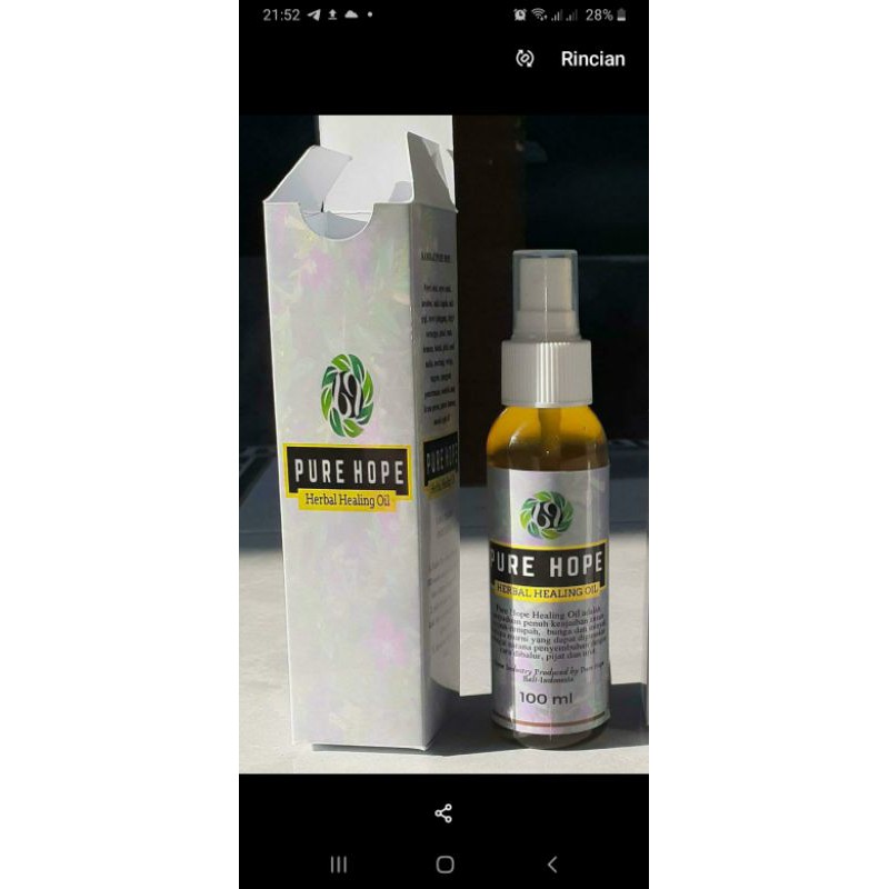 Jual Solusi Insomnia Pure Hope 100ml | Shopee Indonesia