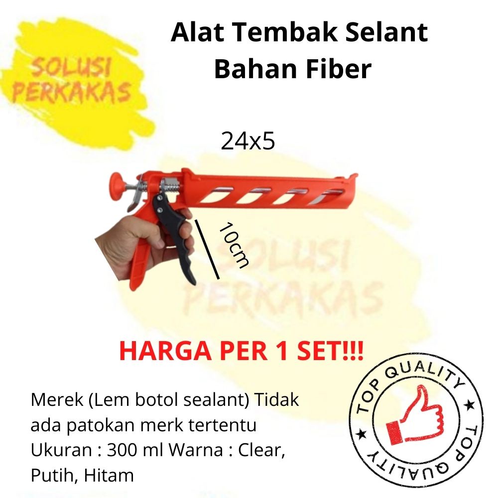 Jual Alat Tembakan Sealent PVC / Sealant Gun Botol Anti Pecah | Shopee ...